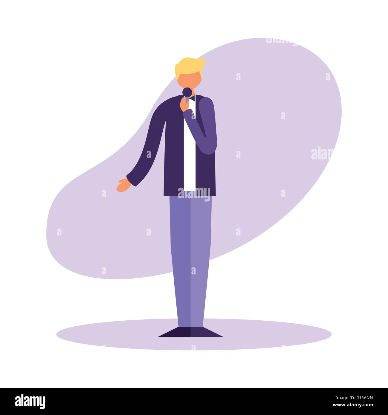 Men mic Stock Vector Images - Alamy