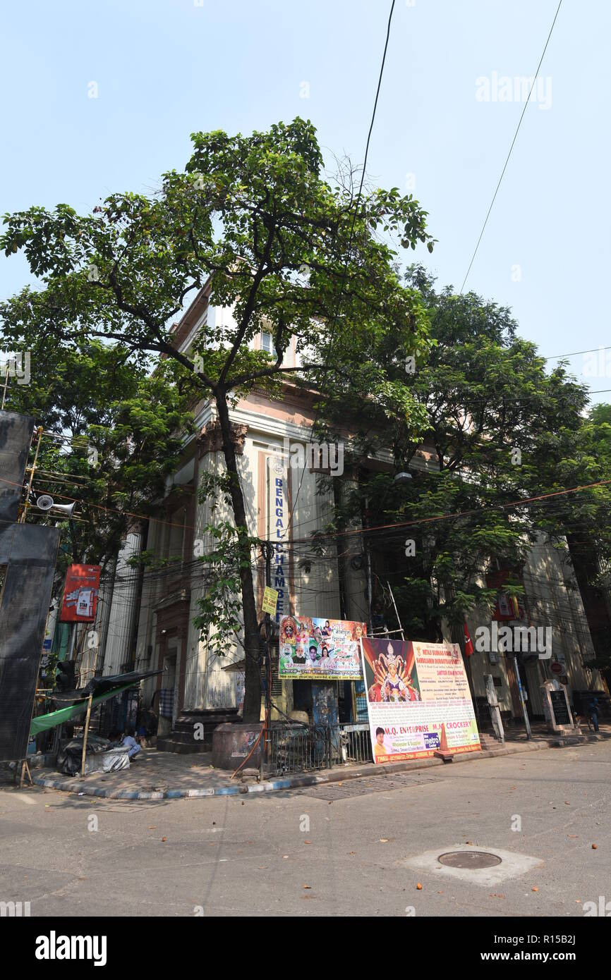 Royal Exchange building, 6 Netaji Subhas Road, Kolkata, India Stock ...