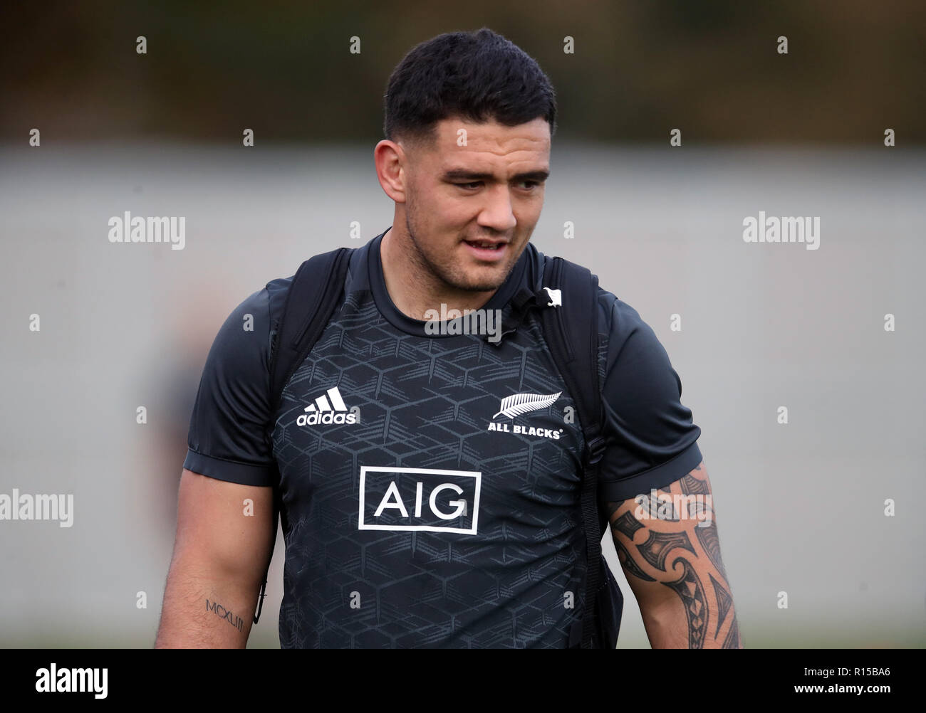 New Zealand's Codie Taylor during the captain's run at The Lensbury ...