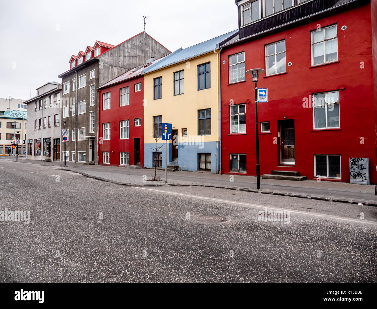 Apartment building in reykjavik hi-res stock photography and images - Alamy