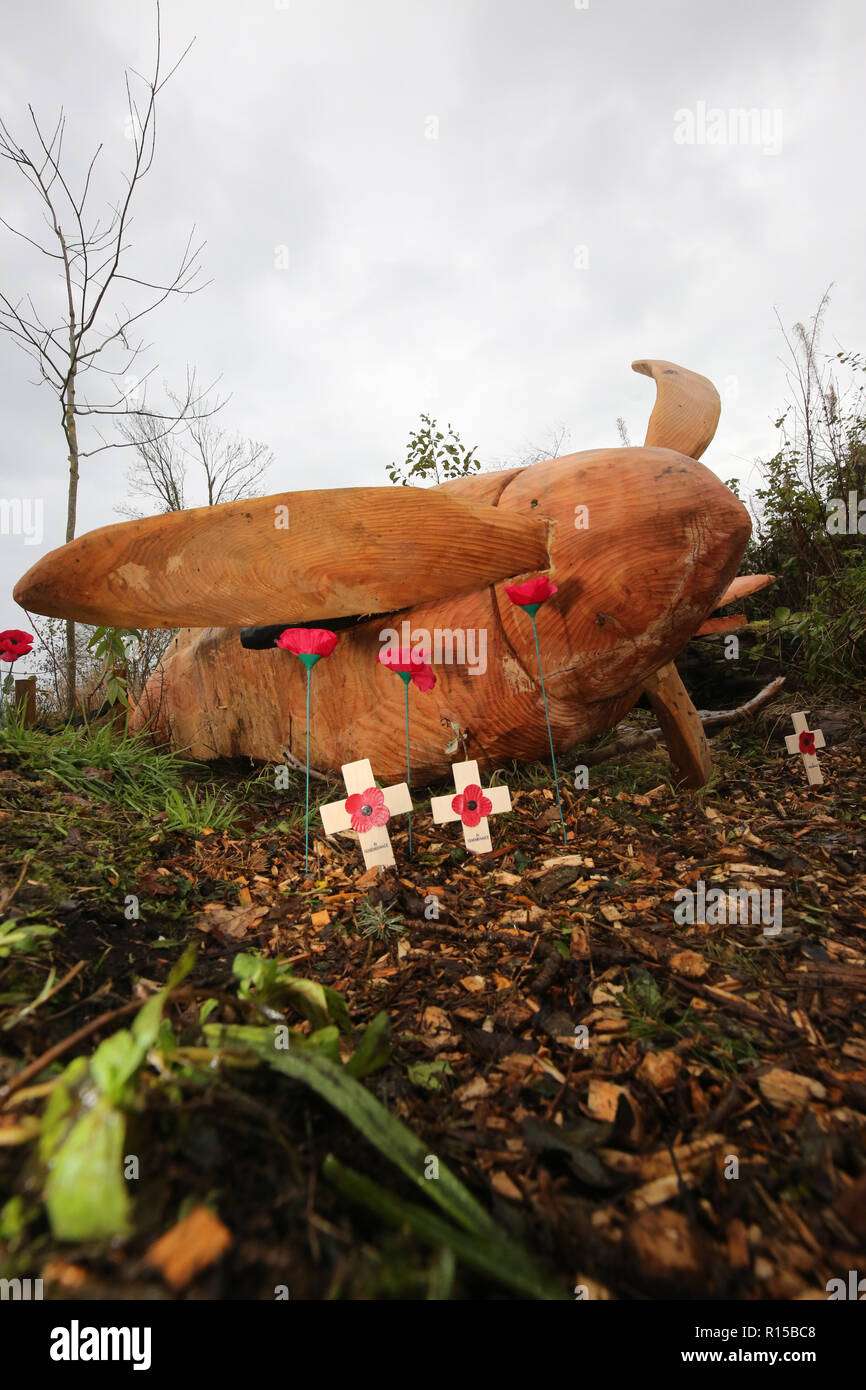Scotland, Ayrshire.Ayr, Rozelle Park, First World War commemorative ...