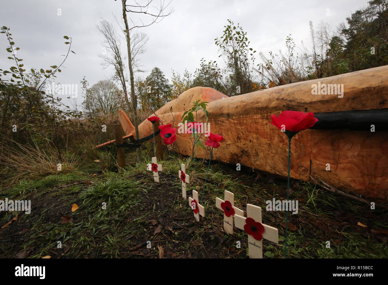 Scotland, Ayrshire.Ayr, Rozelle Park, First World War commemorative ...