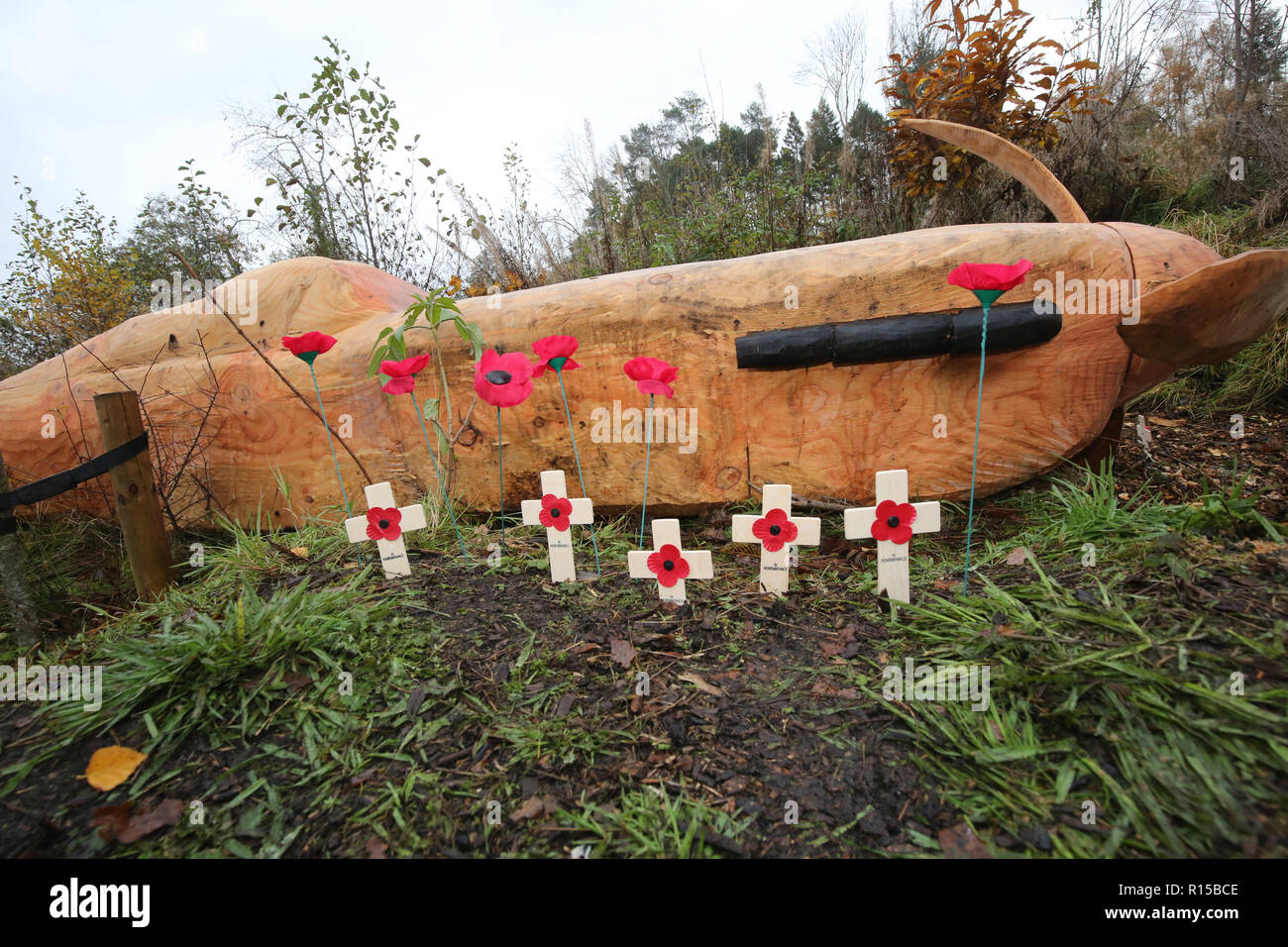 Scotland, Ayrshire.Ayr, Rozelle Park, First World War commemorative ...