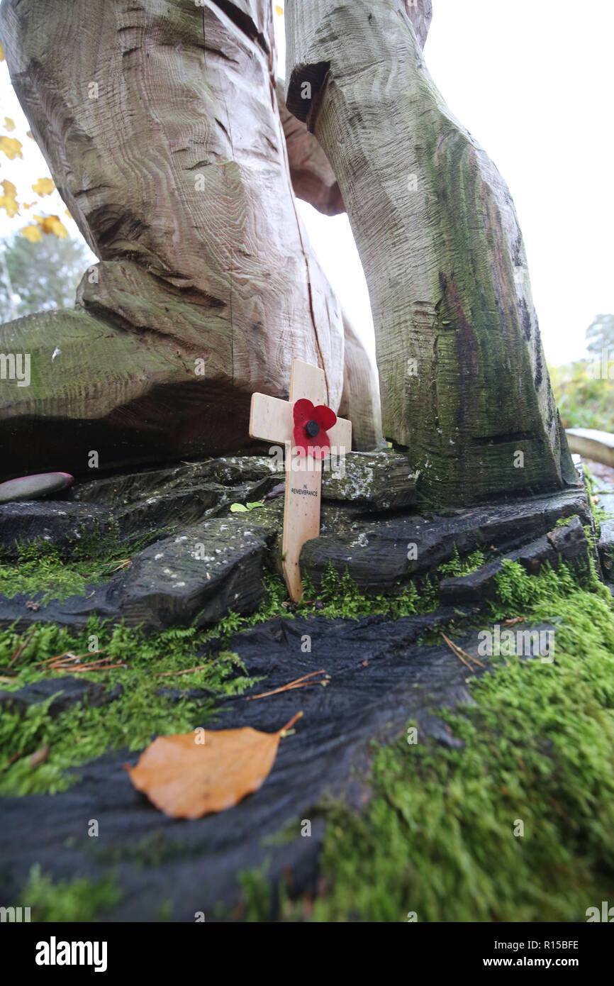 Scotland, Ayrshire.Ayr, Rozelle Park, First World War commemorative ...