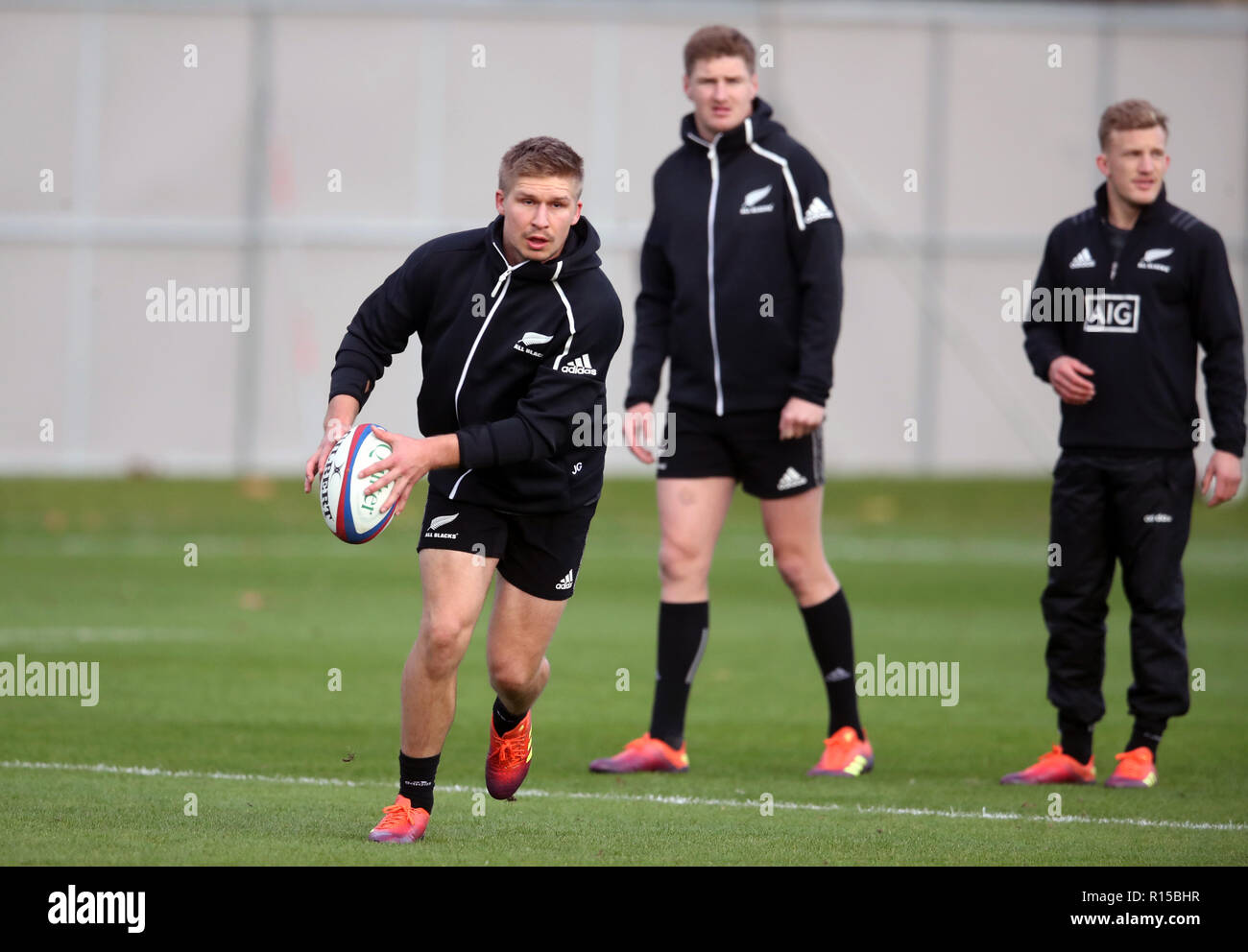 New Zealand's Jack Goodhue during the captain's run at The Lensbury ...