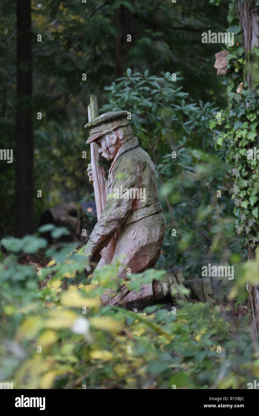 Scotland, Ayrshire.Ayr, Rozelle Park, First World War commemorative ...