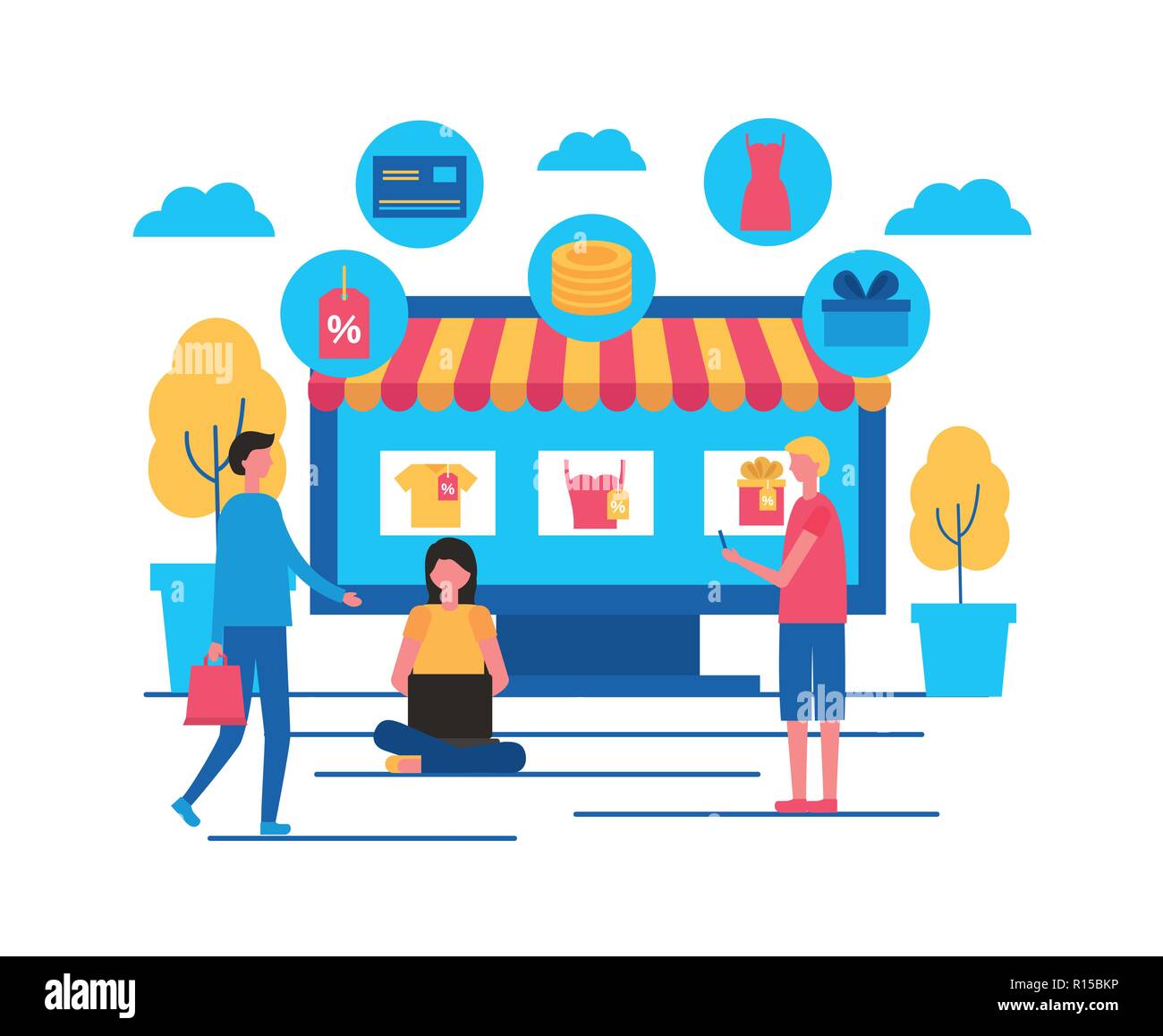 Worker clothes shop Cut Out Stock Images & Pictures - Alamy