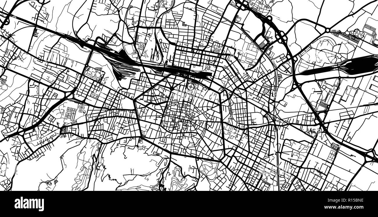 Bologna map vector hi-res stock photography and images - Alamy