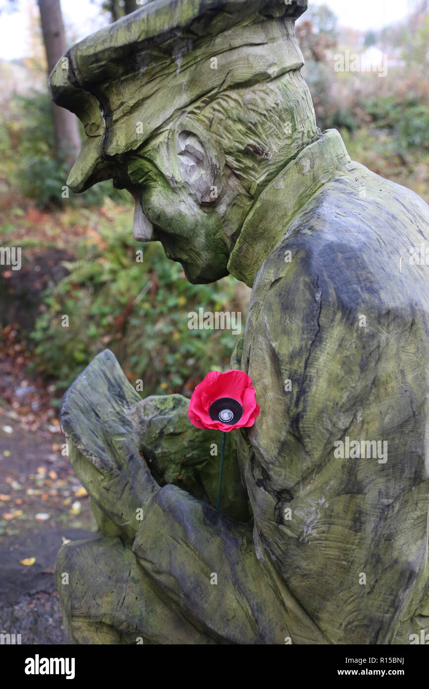 Scotland, Ayrshire.Ayr, Rozelle Park, First World War commemorative ...