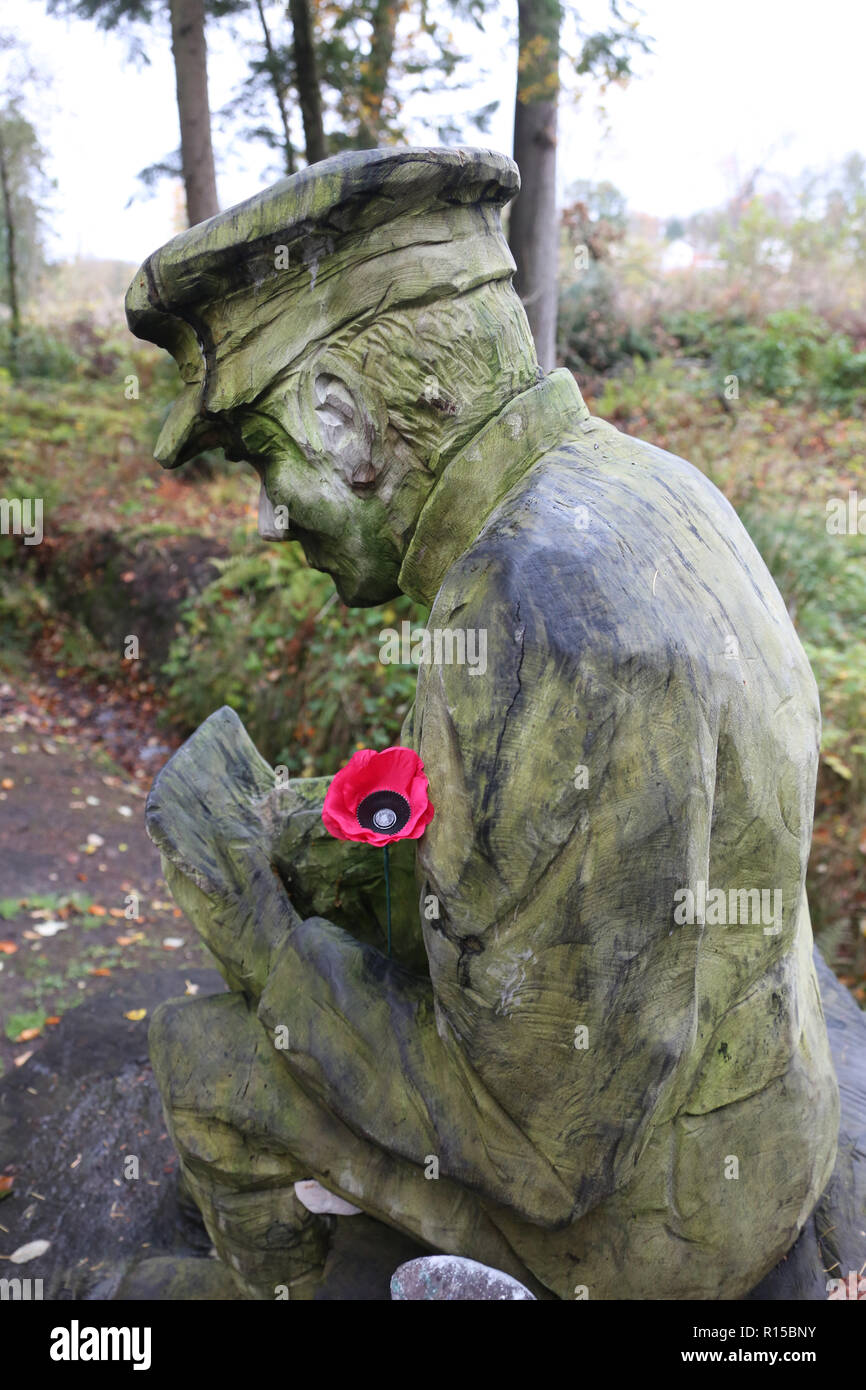 Scotland, Ayrshire.Ayr, Rozelle Park, First World War commemorative ...