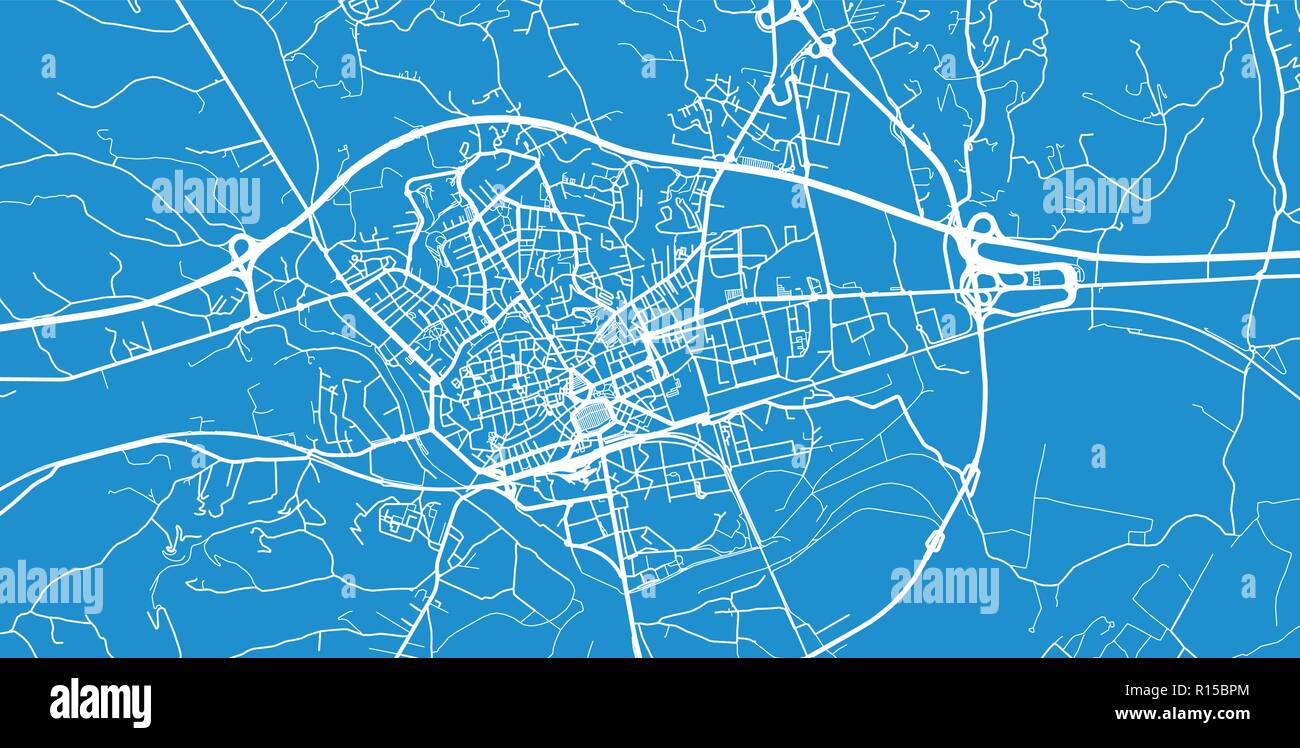 Urban vector city map of Asti, Italy Stock Vector Image & Art - Alamy