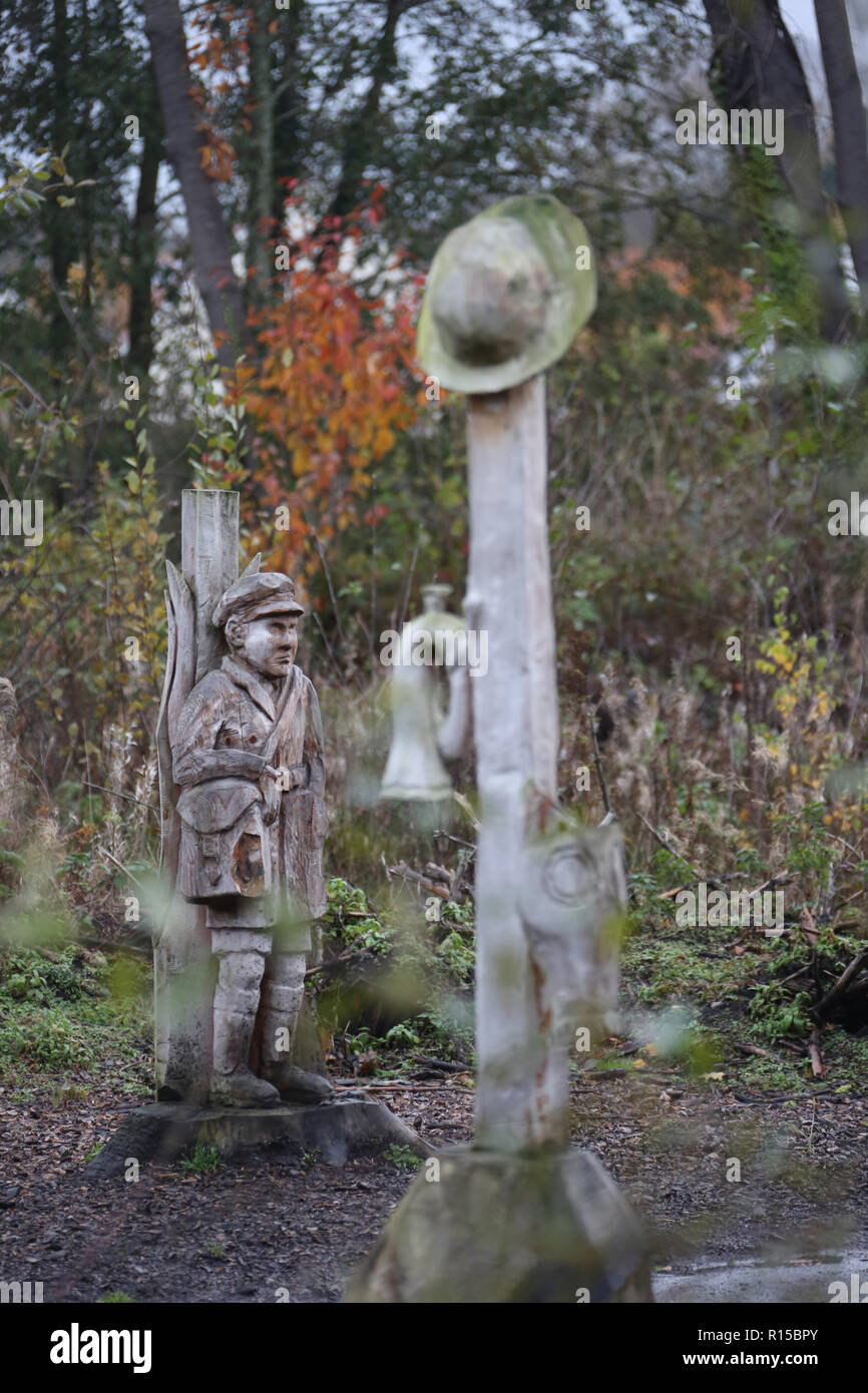 Scotland, Ayrshire.Ayr, Rozelle Park, First World War commemorative ...