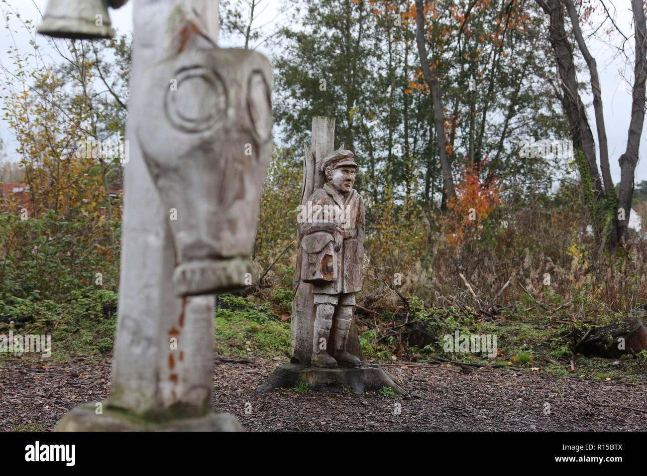Scotland, Ayrshire.Ayr, Rozelle Park, First World War commemorative ...