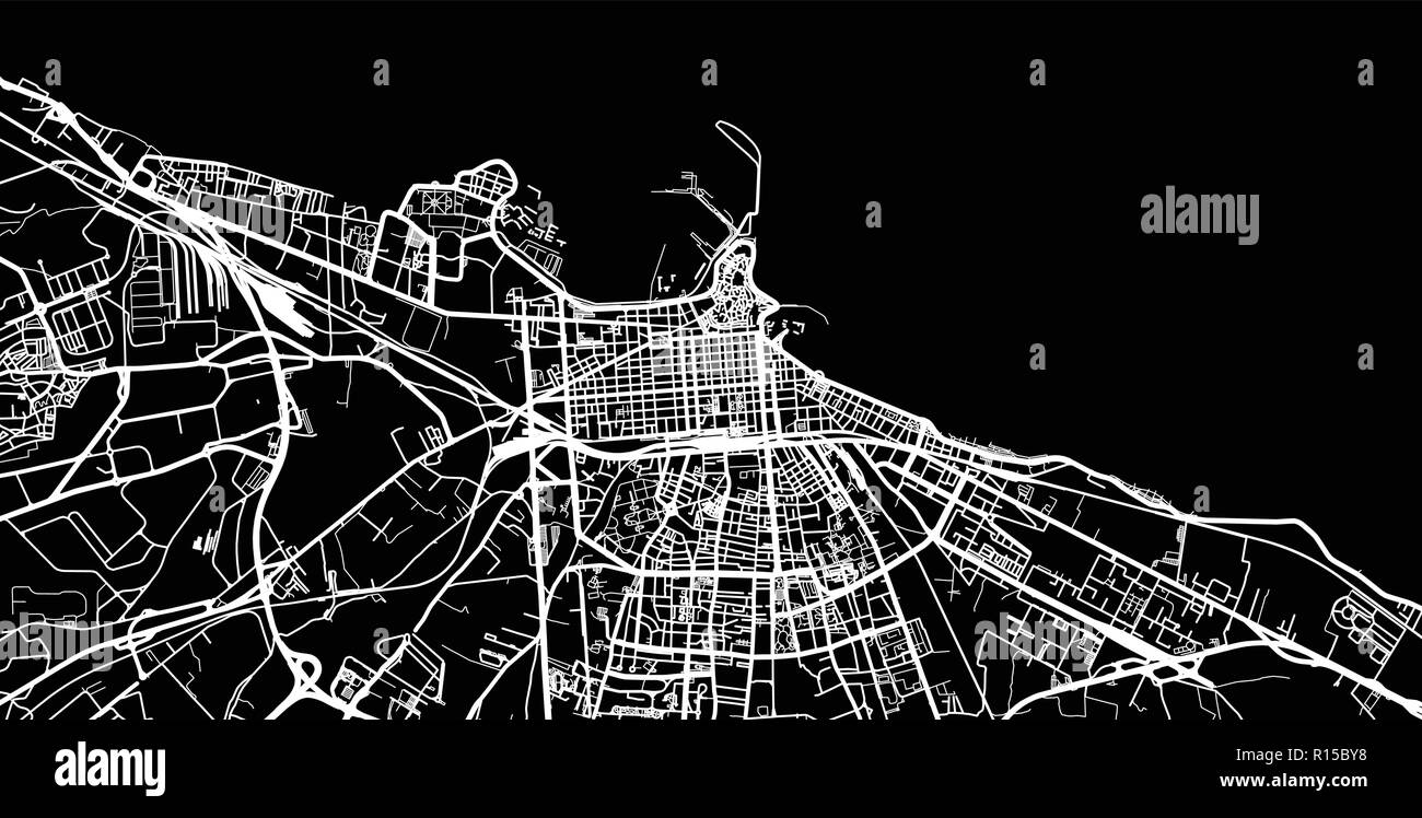 Urban vector city map of Bari, Italy Stock Vector Image & Art - Alamy