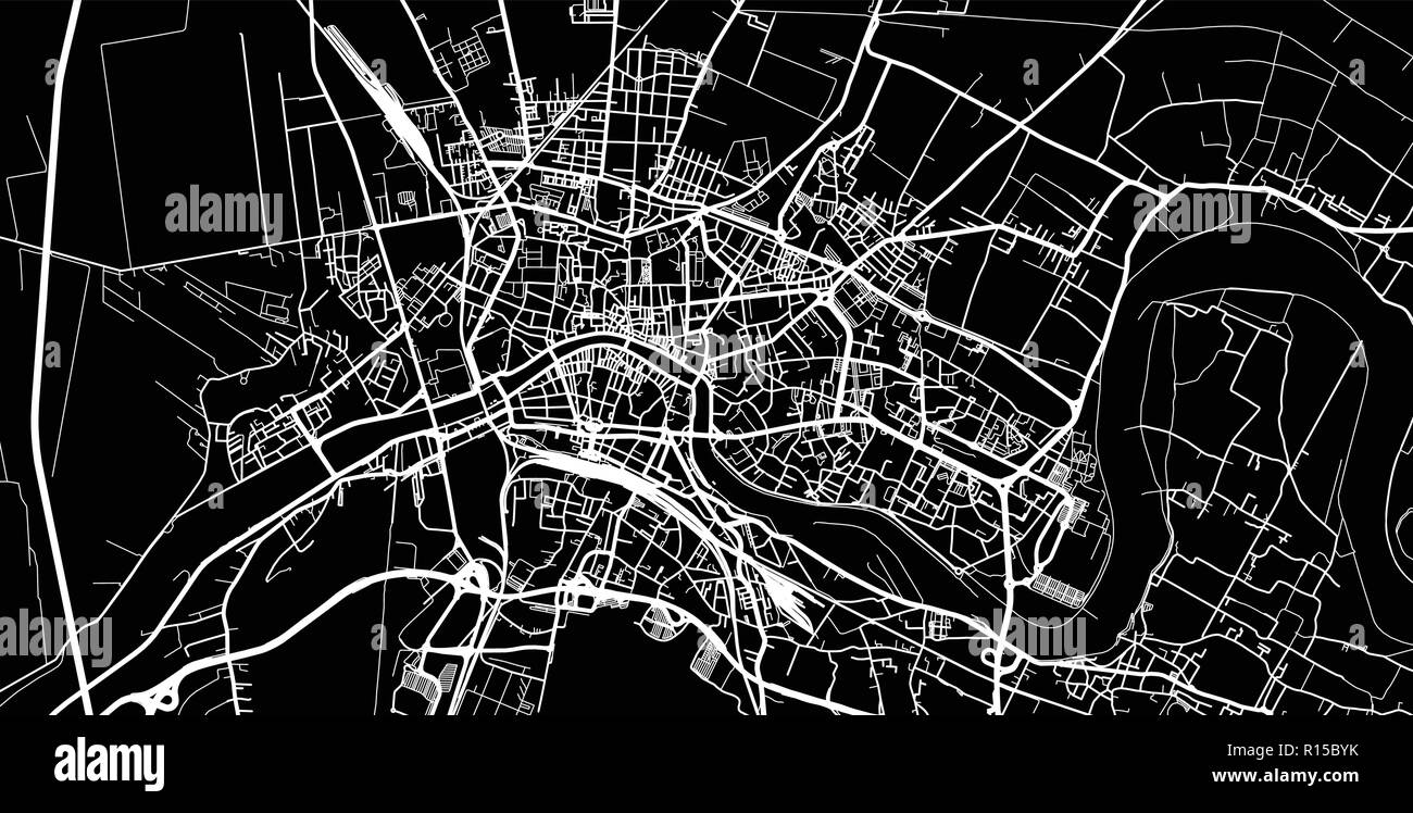 Urban vector city map of Pisa, Italy Stock Vector Image & Art - Alamy