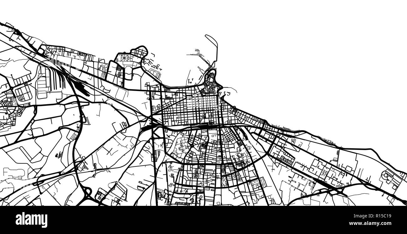Urban vector city map of Bari, Italy Stock Vector Image & Art - Alamy