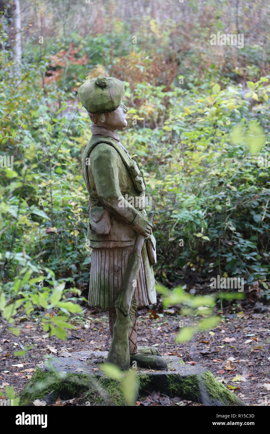 Scotland, Ayrshire.Ayr, Rozelle Park, First World War commemorative ...