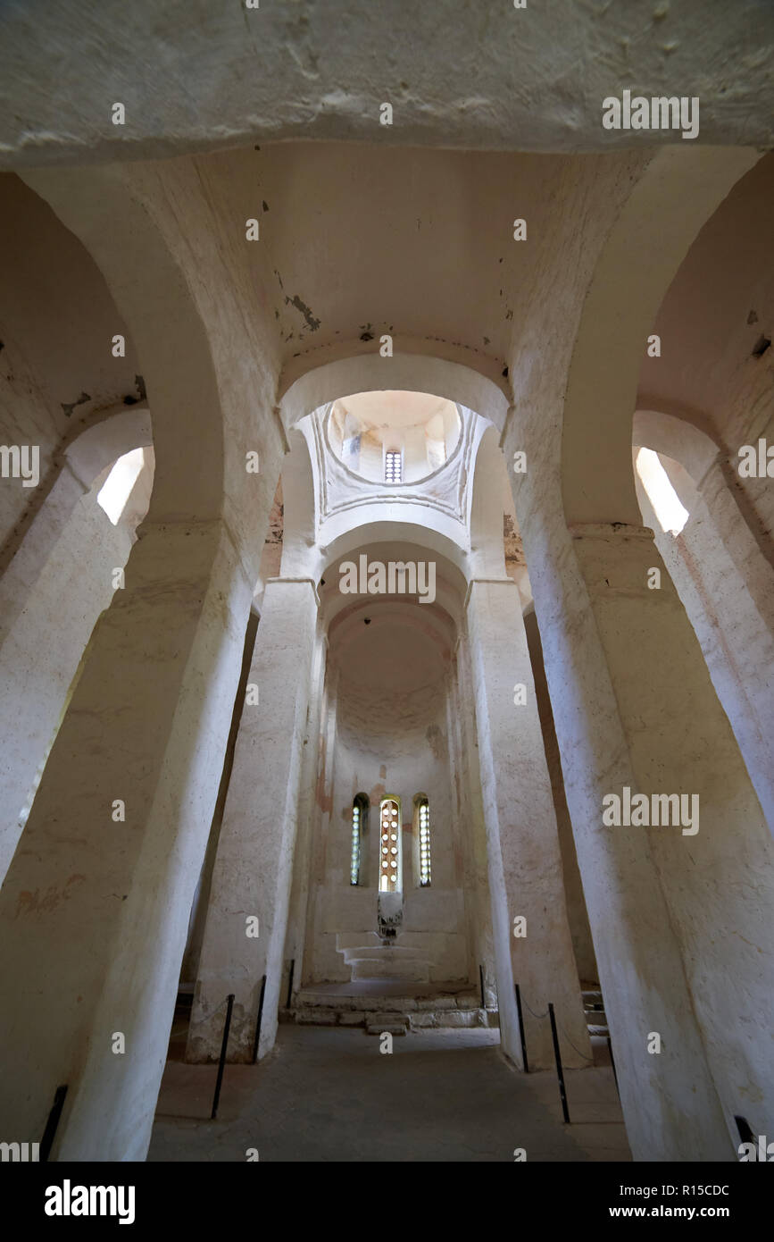 Inside of the ancient temple. Northern Temple, Zelenchuk temples ...