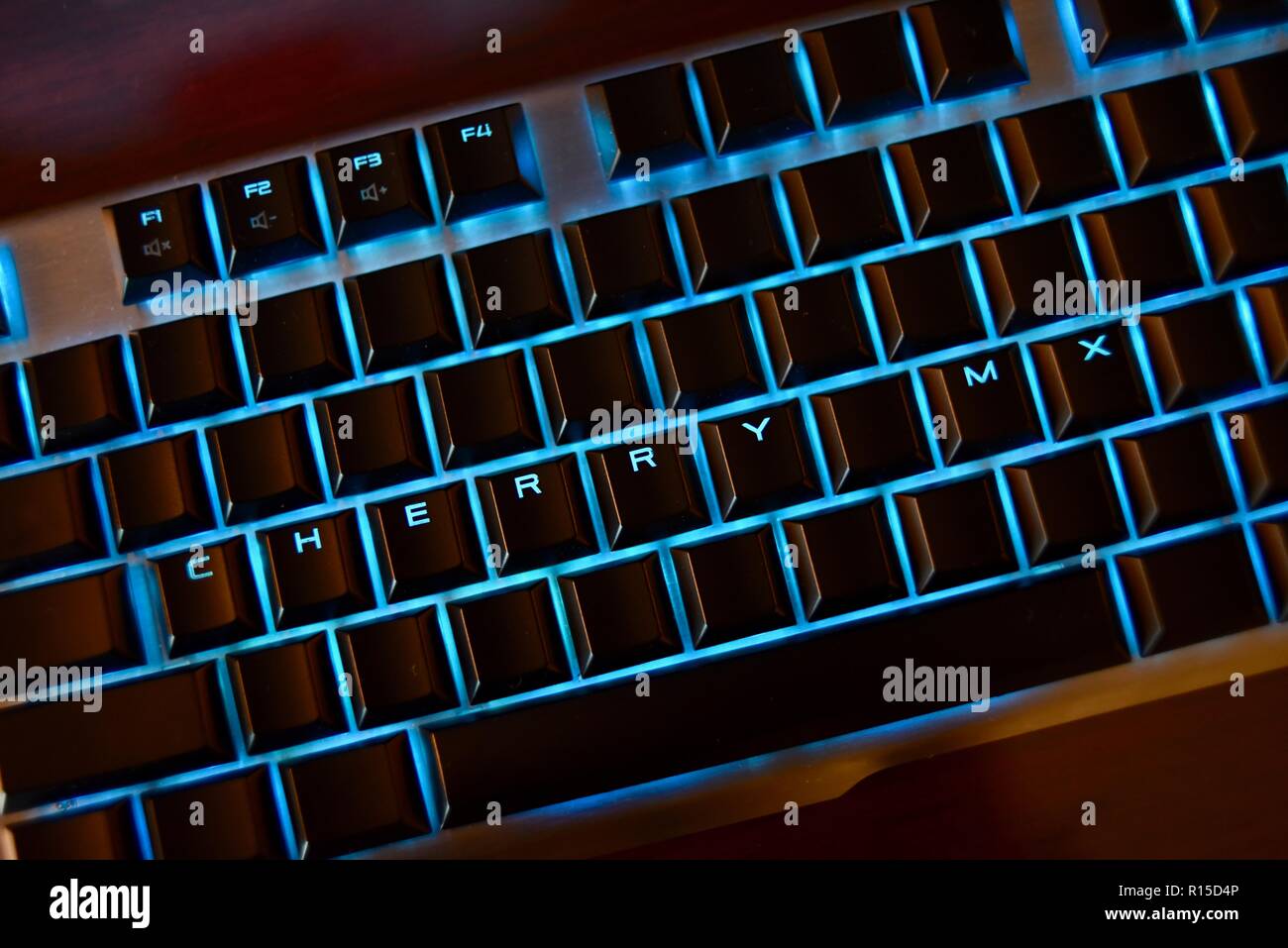LED backlit Cherry MX Keyboard with low profile mechanical keyswitches ...