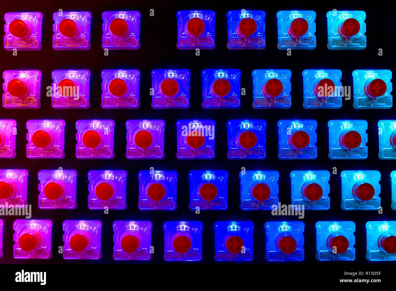 LED backlit Cherry MX Keyboard with low profile mechanical keyswitches ...