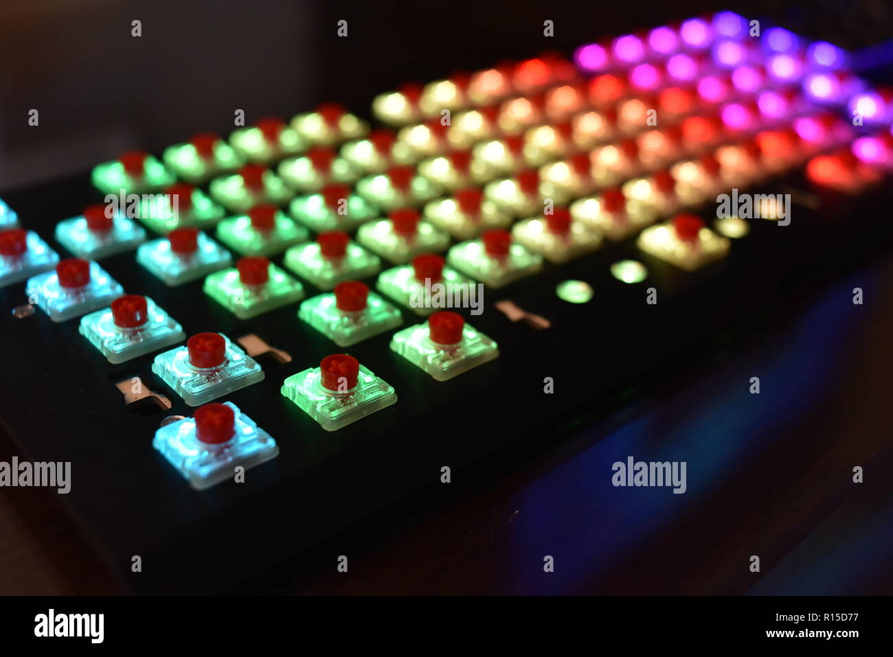 LED backlit Cherry MX Keyboard with low profile mechanical keyswitches ...