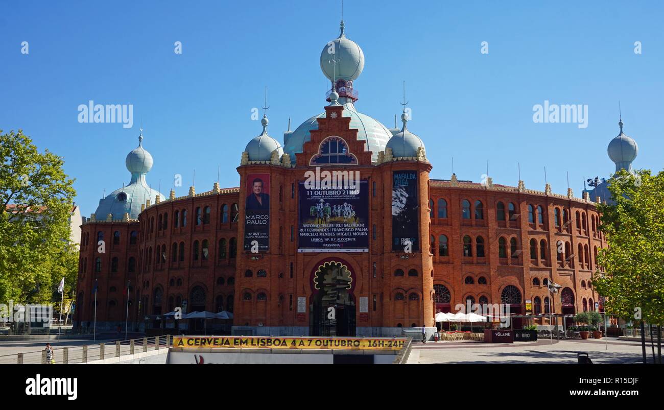 Campo Pequeno Bullring Arena in Lisbon Portugal Stock Photo - Alamy