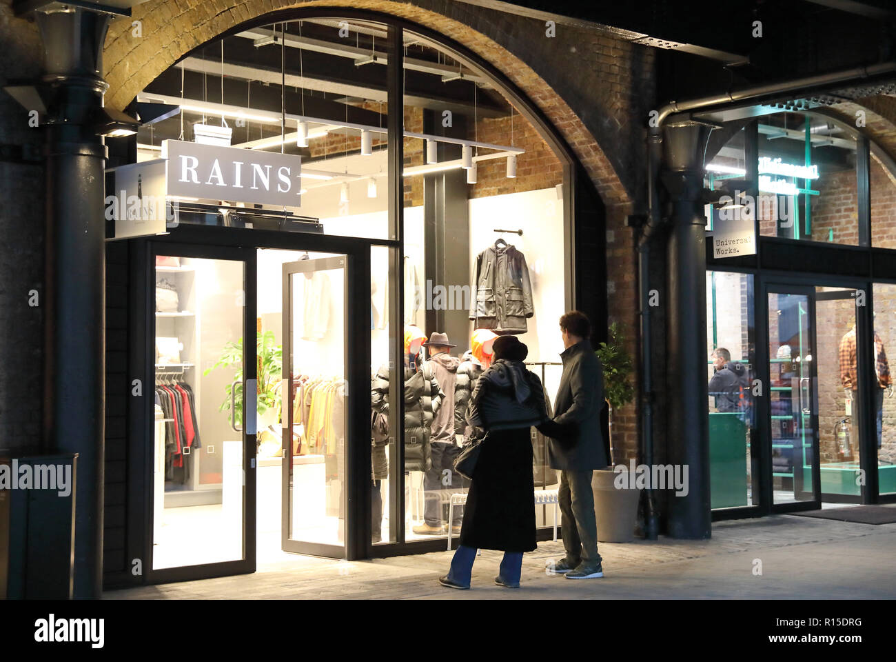 Rains fashion store on yard level at Coal Drops Yard, the new canalside ...