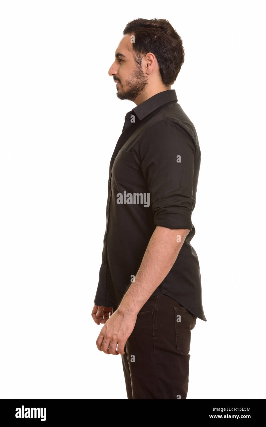 Indian man profile hi-res stock photography and images - Alamy