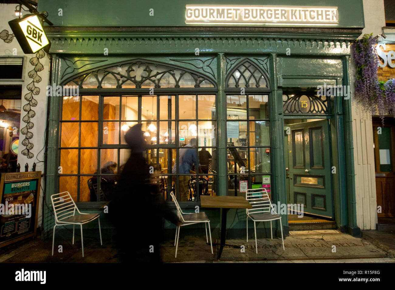 Gourmet burger kitchen restaurant on hi-res stock photography and ...