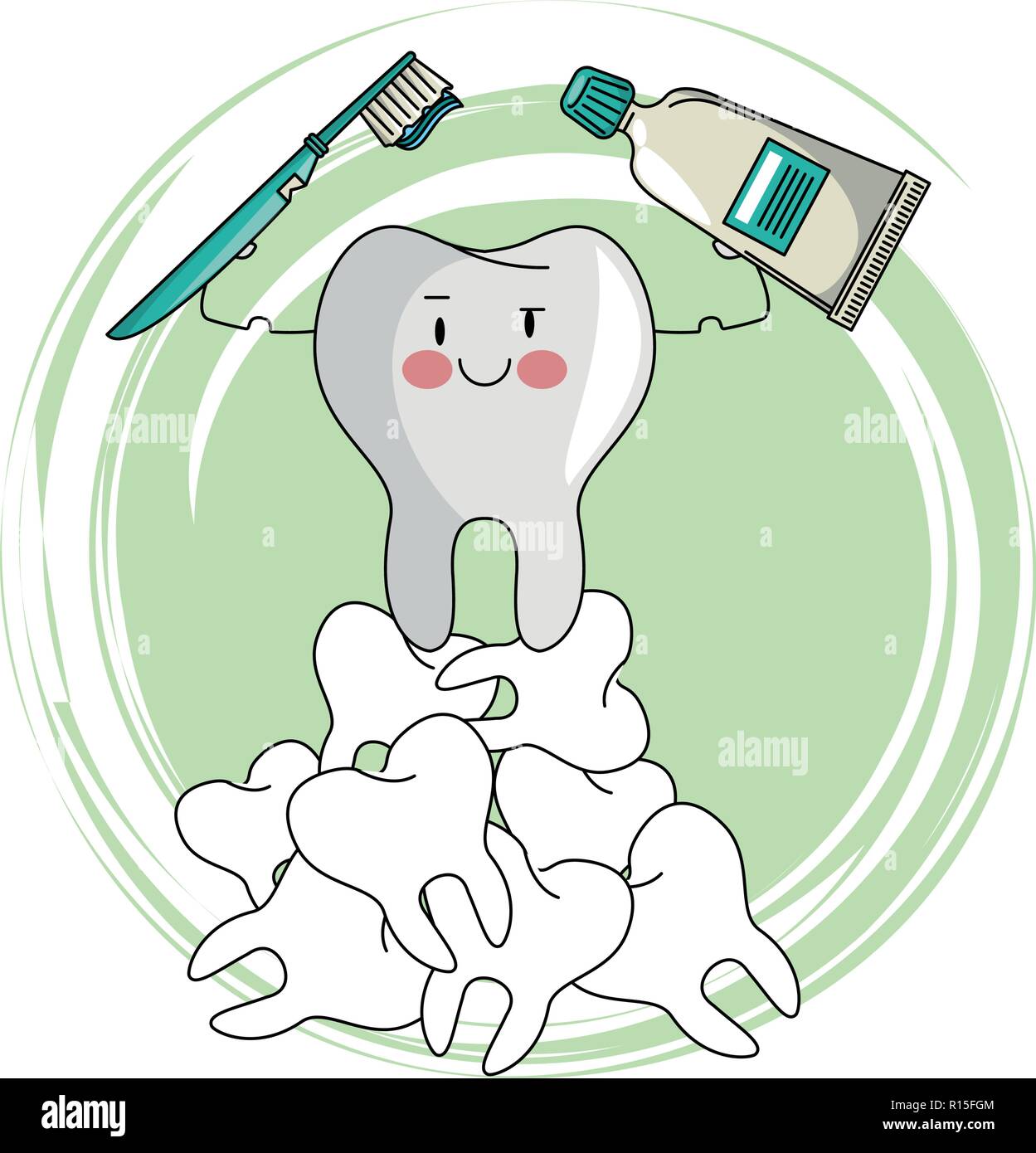 dental care cartoon Stock Vector Image & Art - Alamy