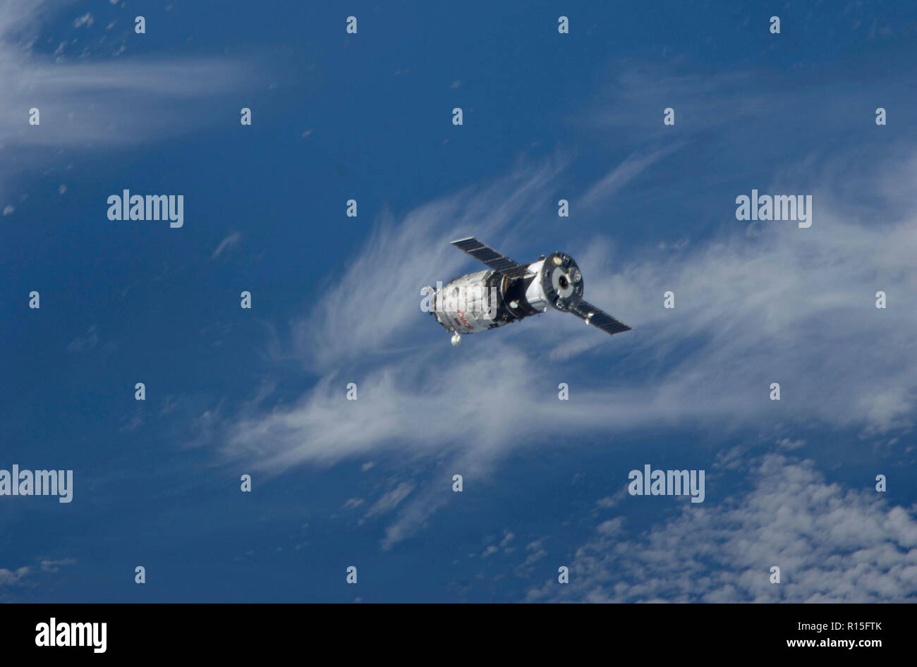 The unmanned Poisk Mini-Research Module-2 approaches the International ...