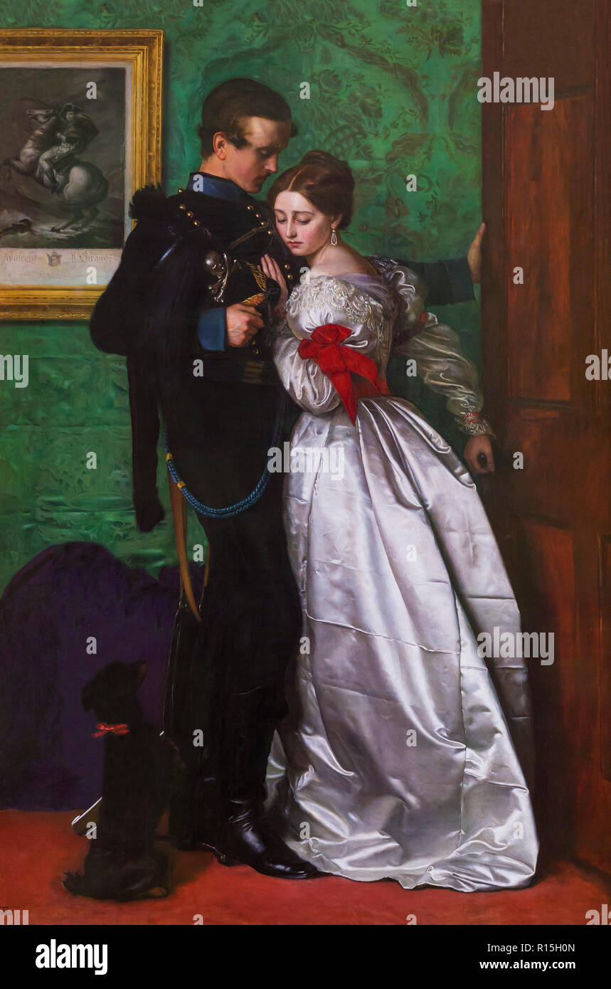 The Black Brunswickers, John Everett Millais, 1860, Lady Lever Art ...
