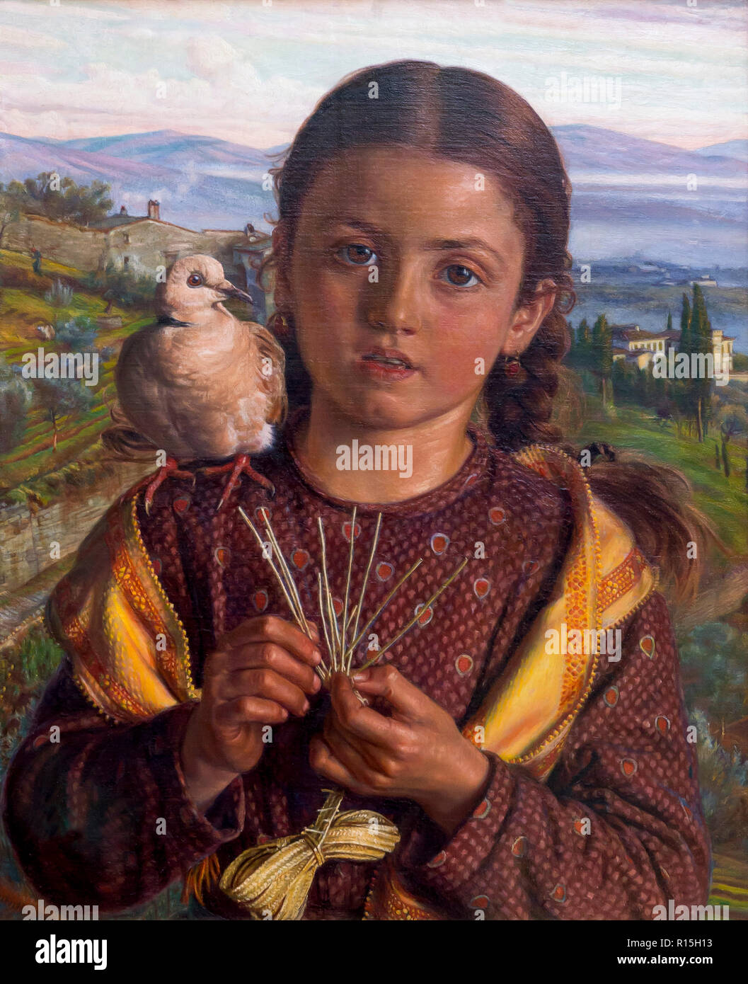 Tuscan Girl, WIlliam Holman Hunt, 1868-1869, Lady Lever Art Gallery ...
