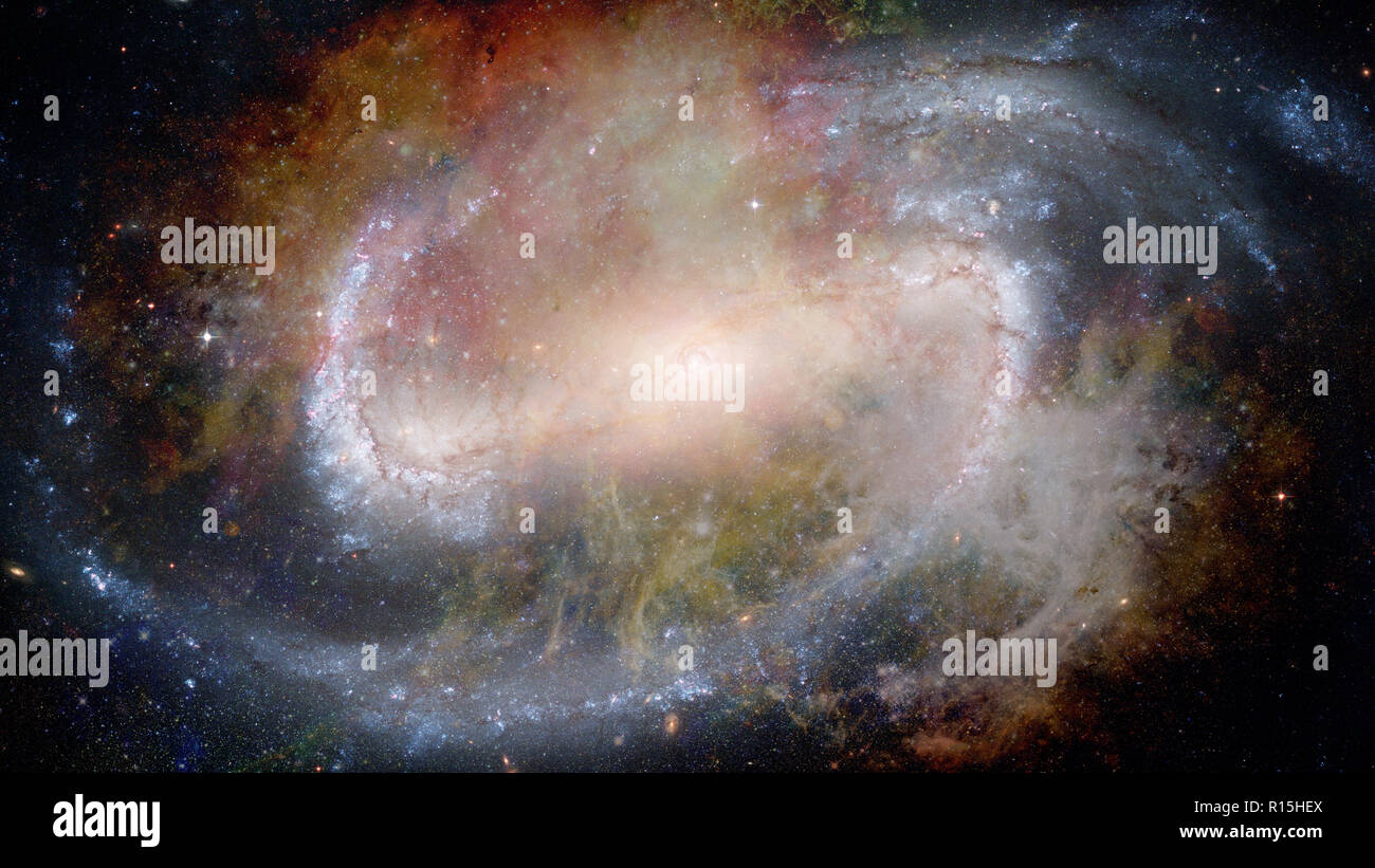 Nebula and galaxy in space. Infinity sky. Elements of this image ...