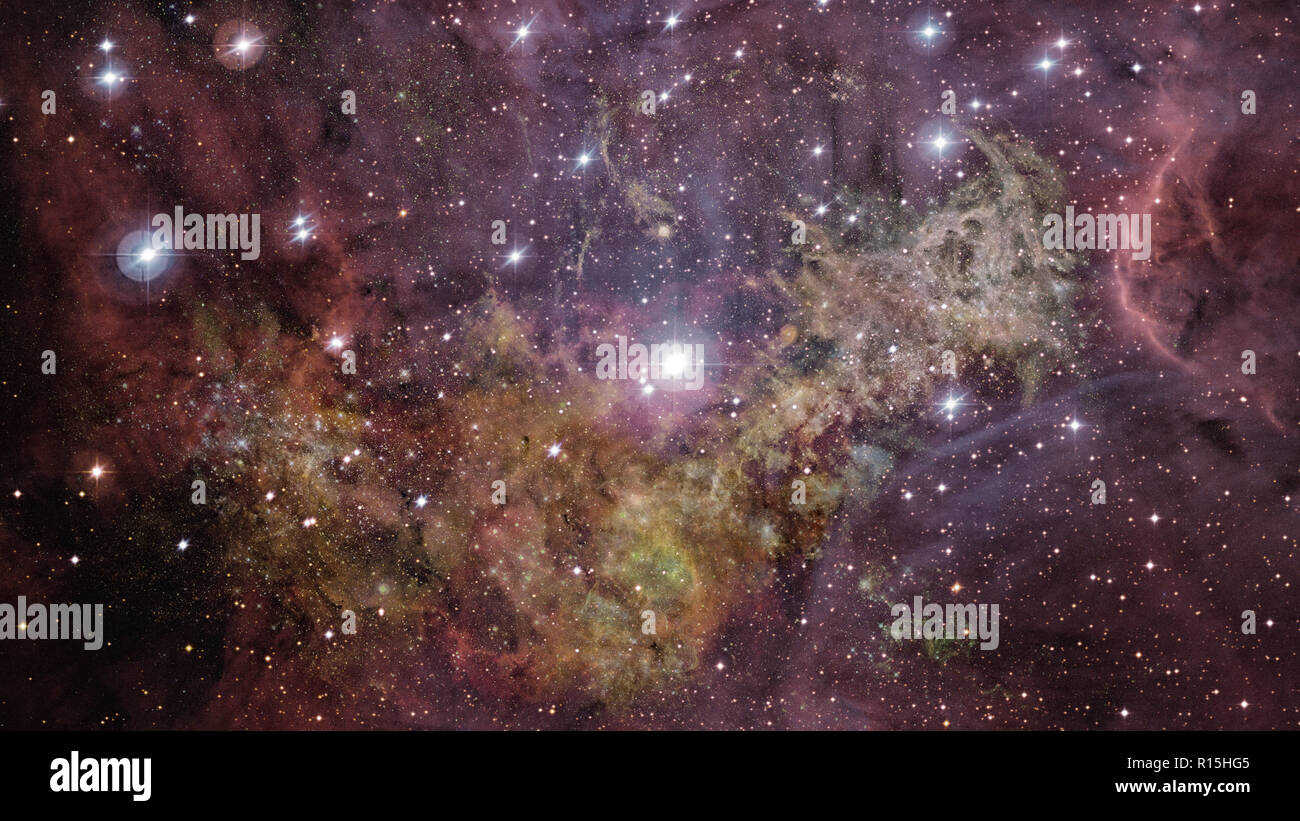 Nebula and galaxy in space. Infinity sky. Elements of this image ...