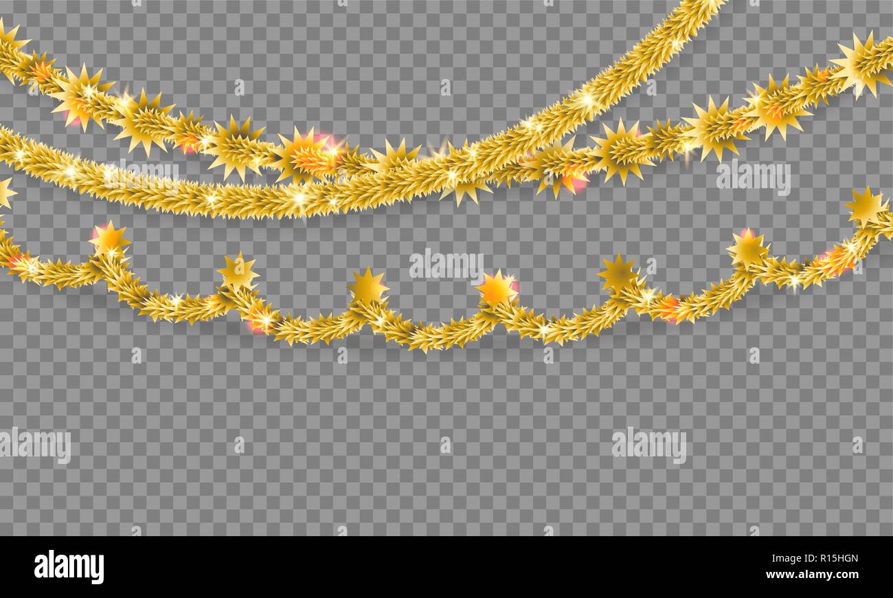 Gold garland hi-res stock photography and images - Alamy