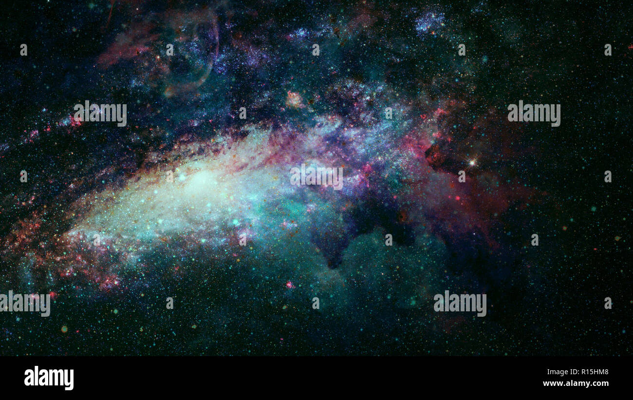 Galaxy and nebula. Solar system. Elements of this Image Furnished by ...