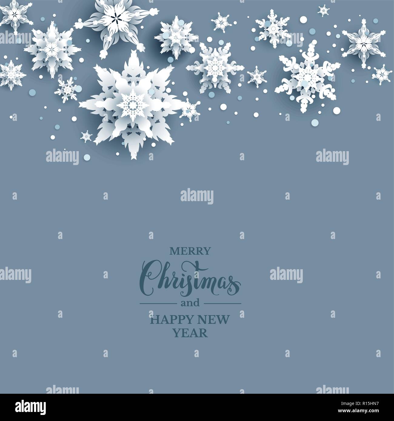 Christmas frame design snow Stock Vector Images - Alamy