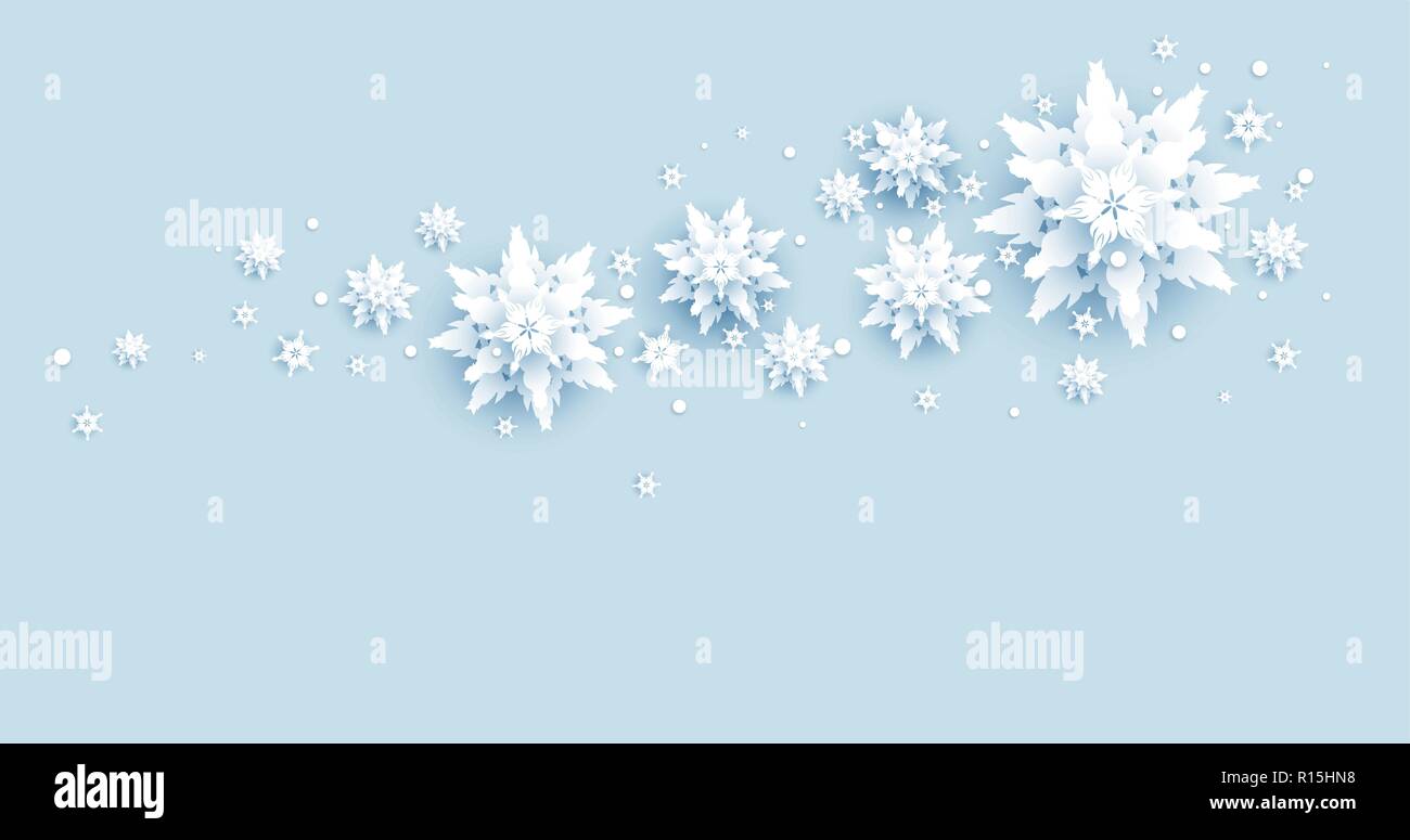 Snow falling decor Stock Vector Image & Art - Alamy