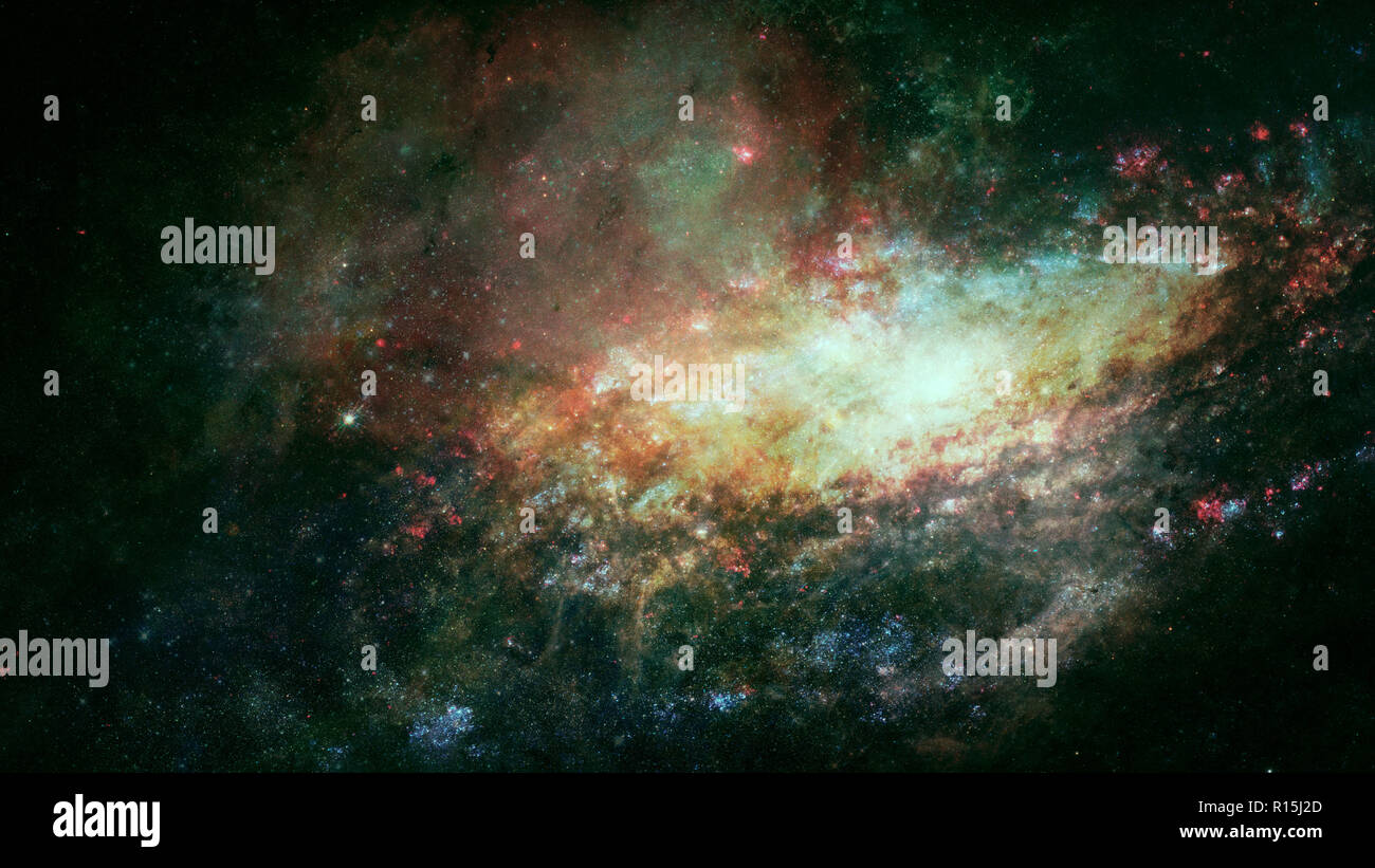 Nebula and galaxy in space. Infinity sky. Elements of this image ...