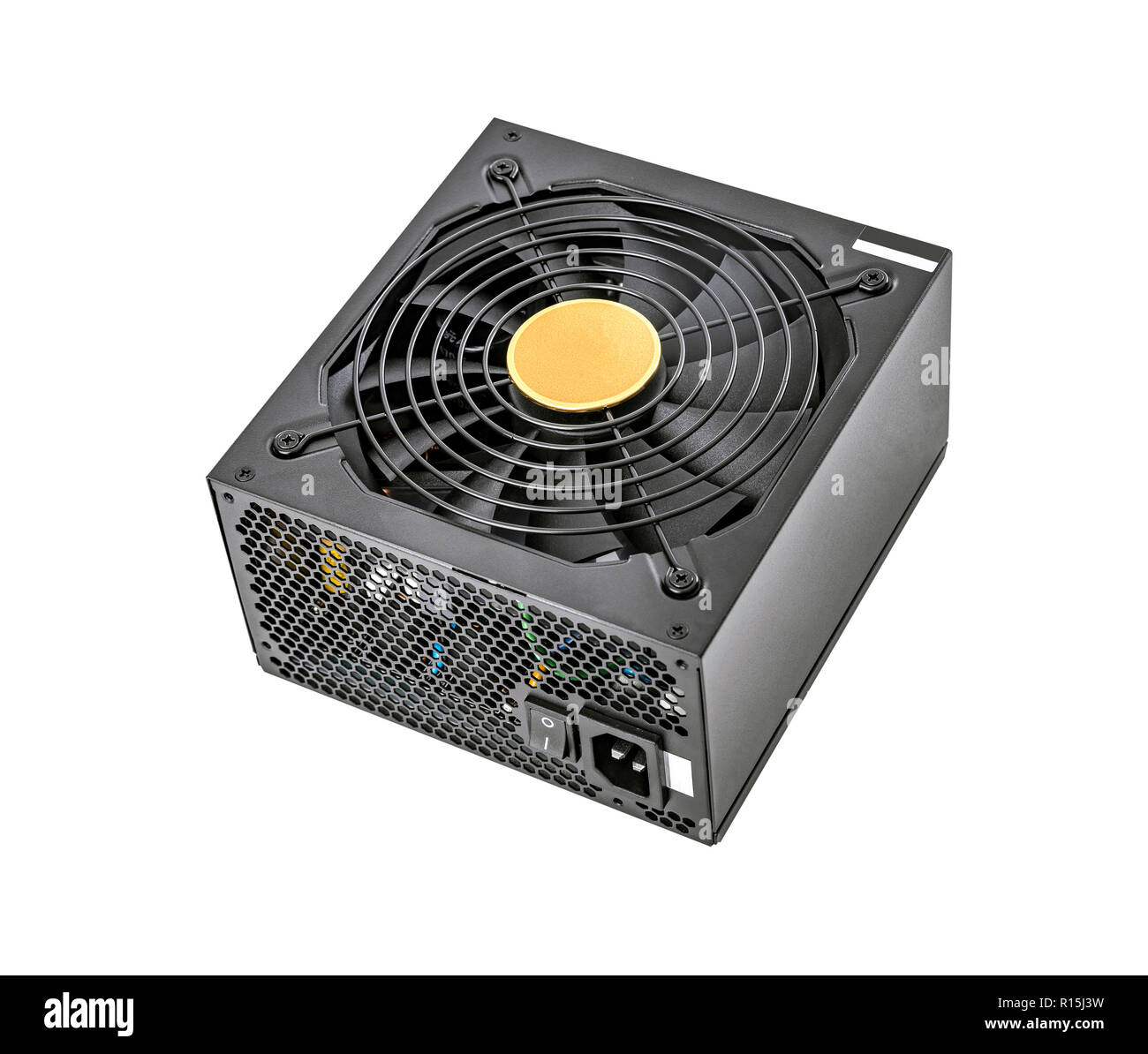 Power supply for computer isolated on white background Stock Photo - Alamy