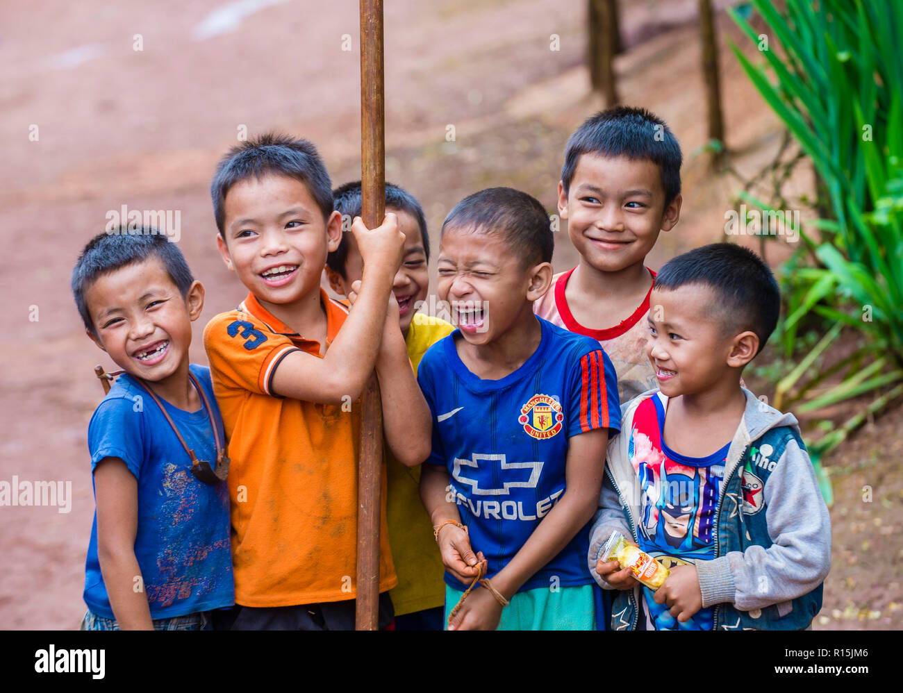 Laotian children hi-res stock photography and images - Alamy