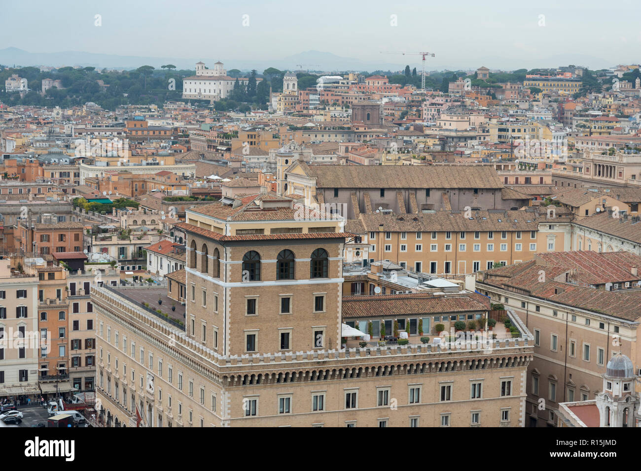 Rome from above hi-res stock photography and images - Alamy