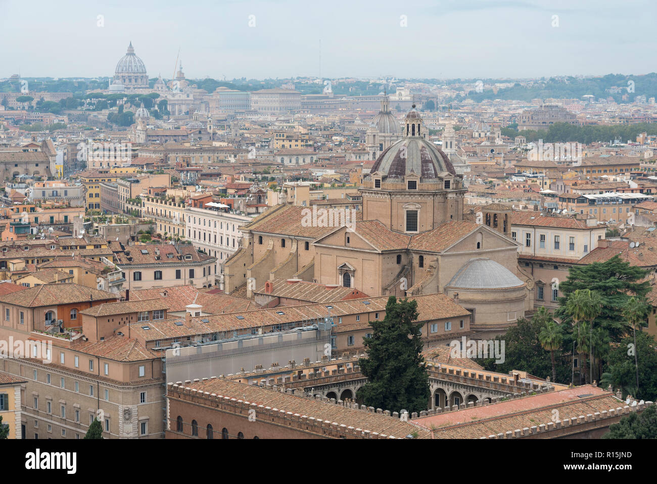 Rome from above hi-res stock photography and images - Alamy