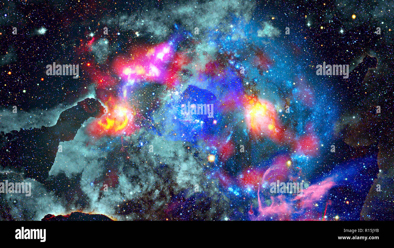 Nebula in space. Elements of this image furnished by NASA Stock Photo ...