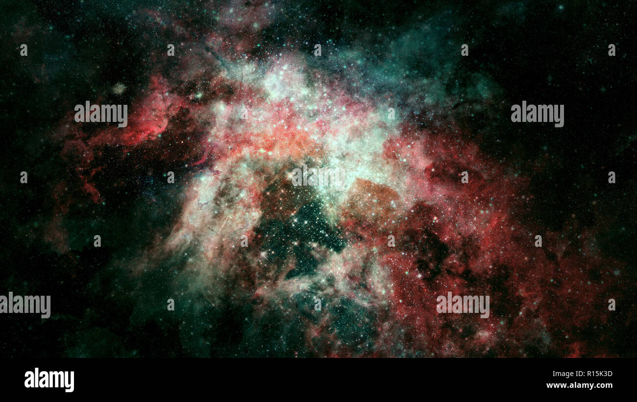 Nebula gas cloud in deep outer space. Elements of this image furnished ...