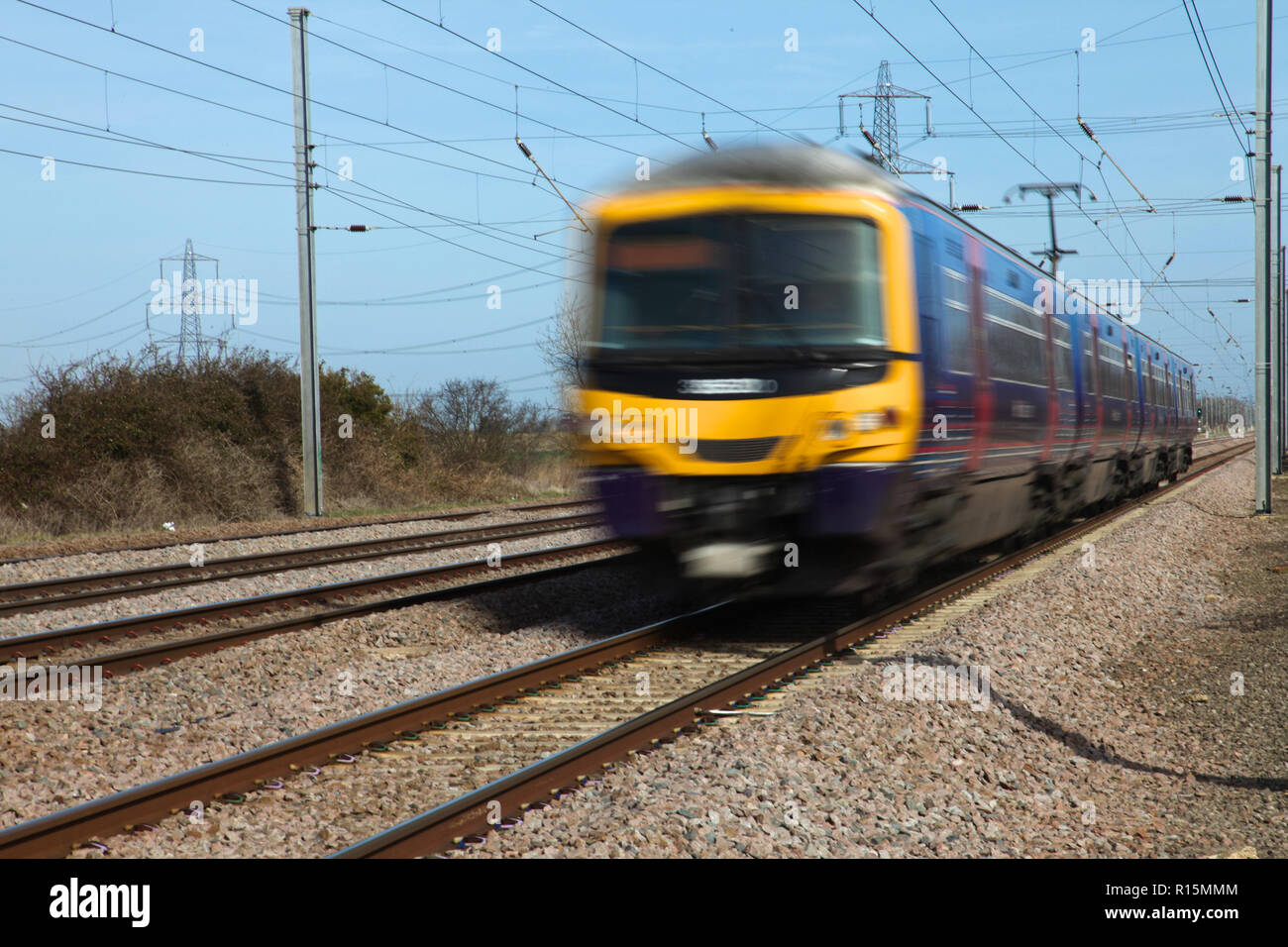 Rail tracks england hi-res stock photography and images - Alamy