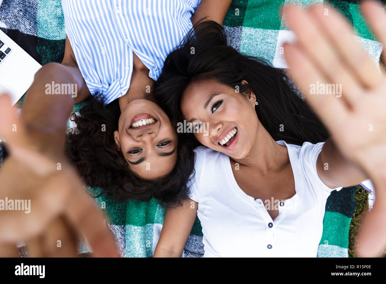 Top view studying students college hi-res stock photography and images ...