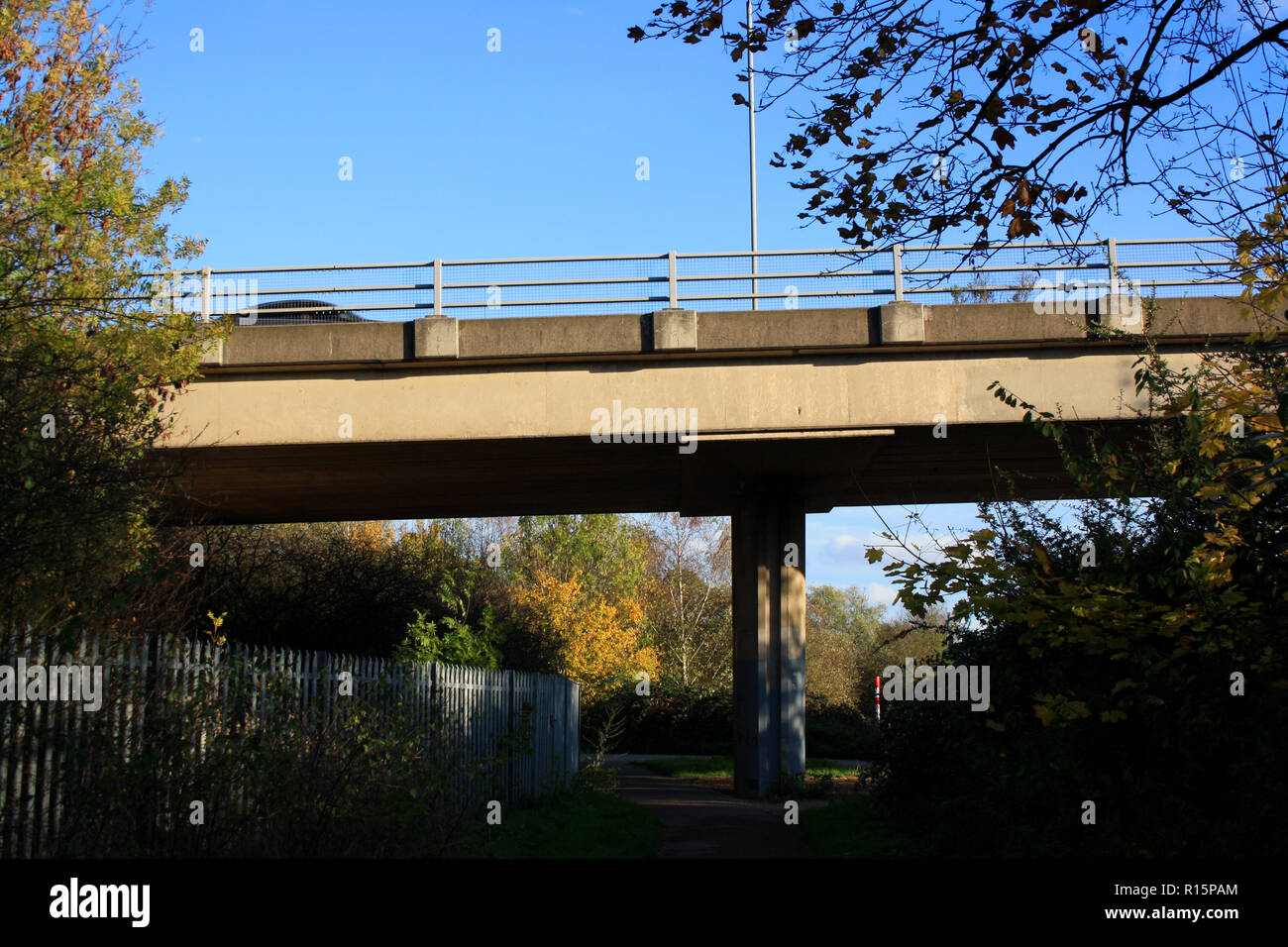 Subway/underpass under M11 motorway Stock Photo - Alamy