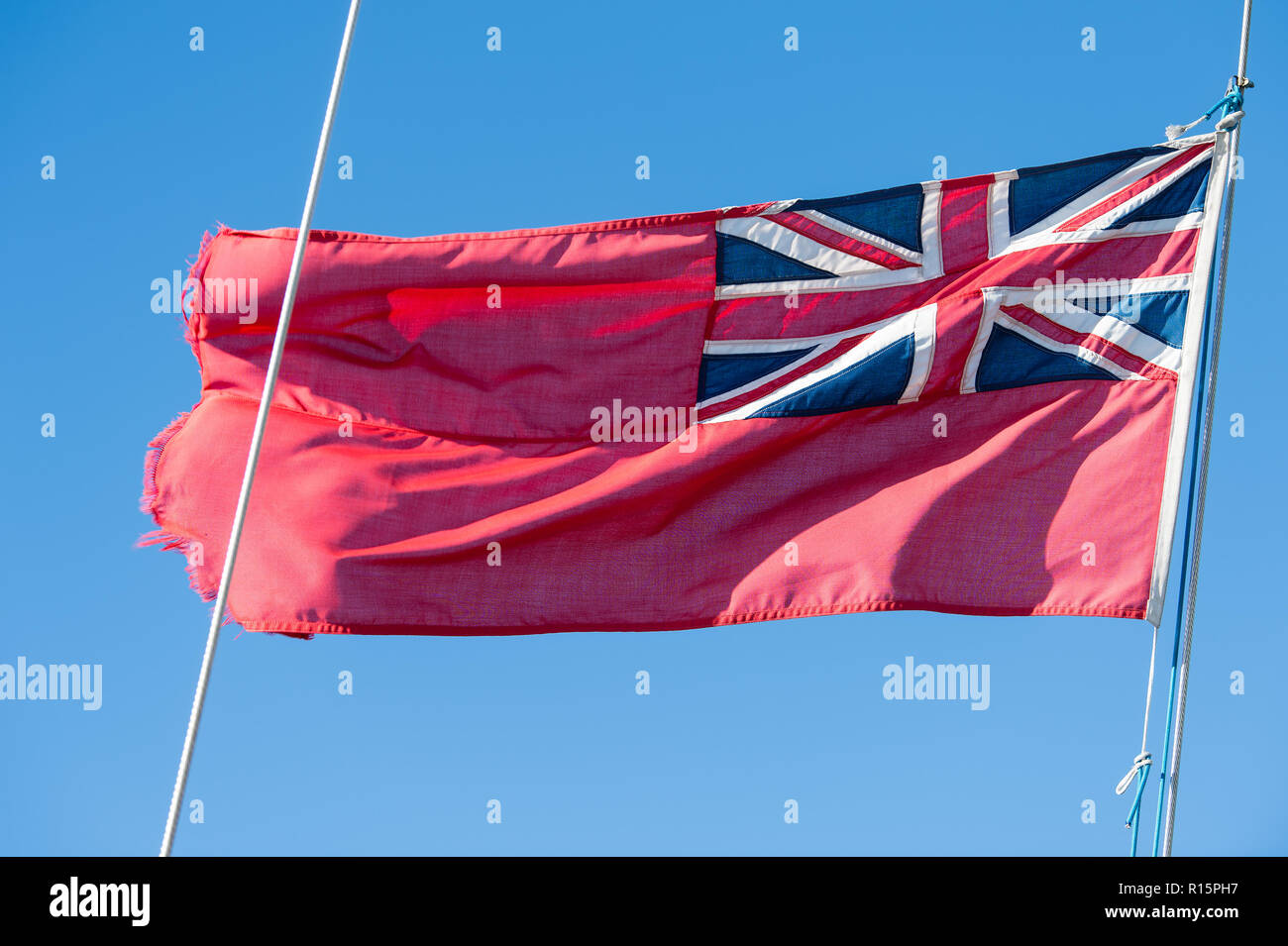 British red ensign nautical flag hi-res stock photography and images ...
